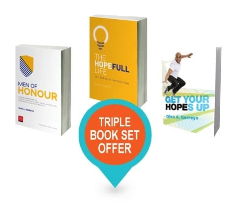 TRIPLE BOOK PACK: Get Your Hopes Up, Men of Honour and The Hopefull ...