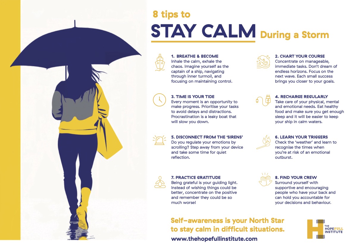 8 Tips to Stay Calm During a Storm | The HopeFULL Institute